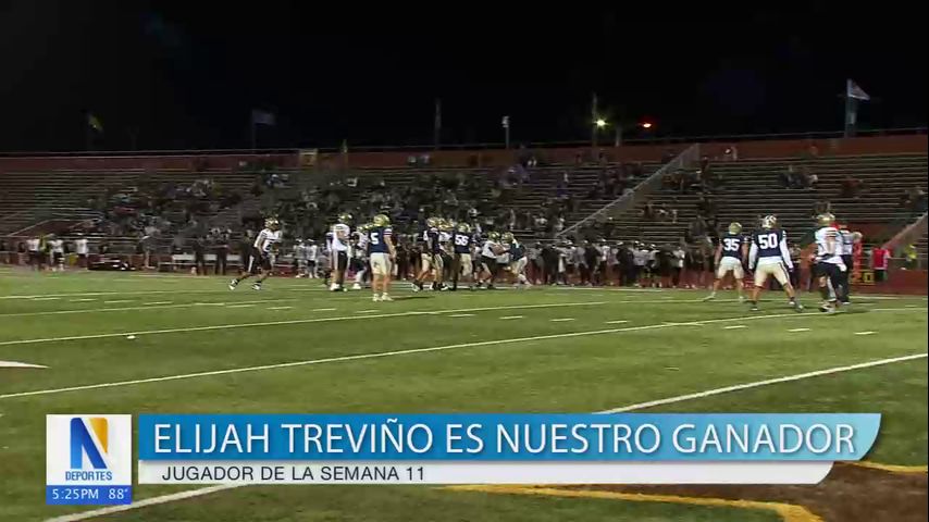 Jugador de la semana: Elijah Treviño de Edcouch-Elsa
