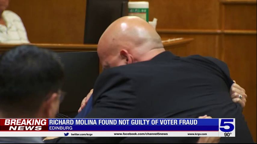 Former Edinburg mayor Richard Molina found not guilty in voter fraud trial