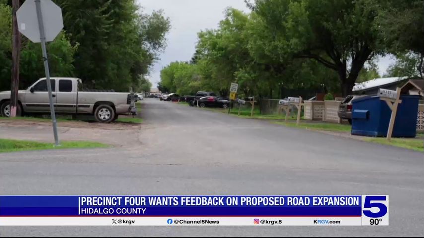 Hidalgo County Precinct 4 asking residents for feedback on road expansion