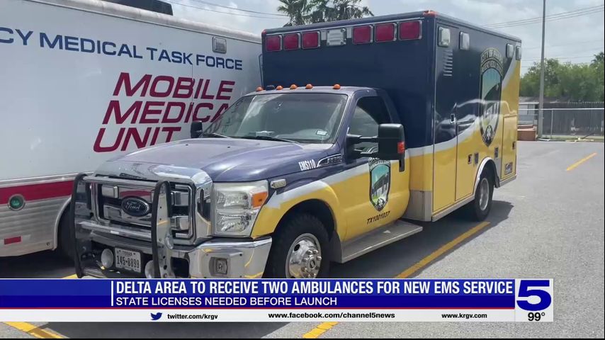 Delta area receiving used ambulances to service the area