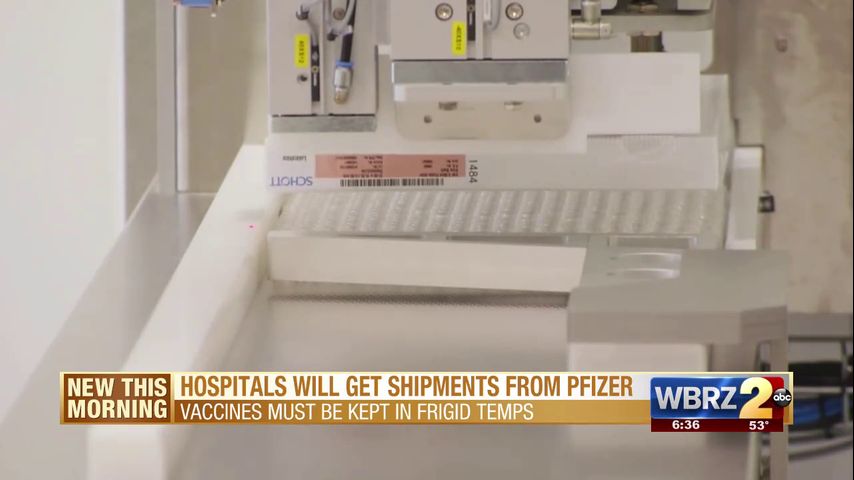 LA hospitals to receive shipments of vaccine from Pfizer, store them in ...