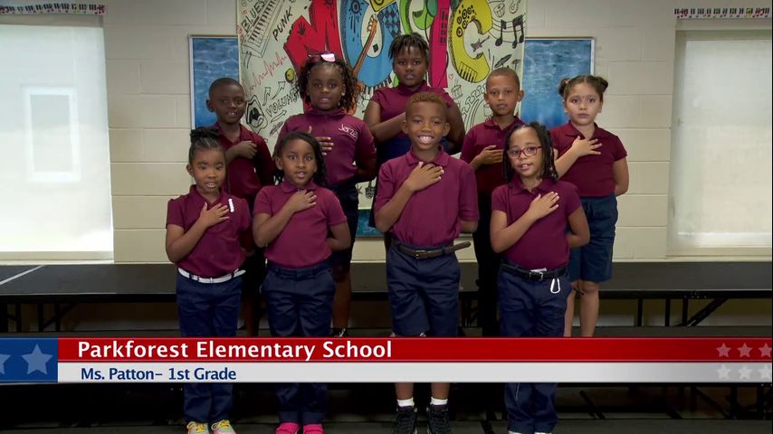 The Pledge of Allegiance - Parkforest Elementary School - Ms. Patton ...