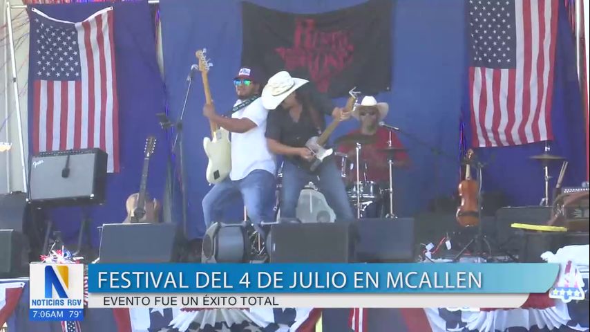 McAllen se vistió de gala con el festival del 4 de julio