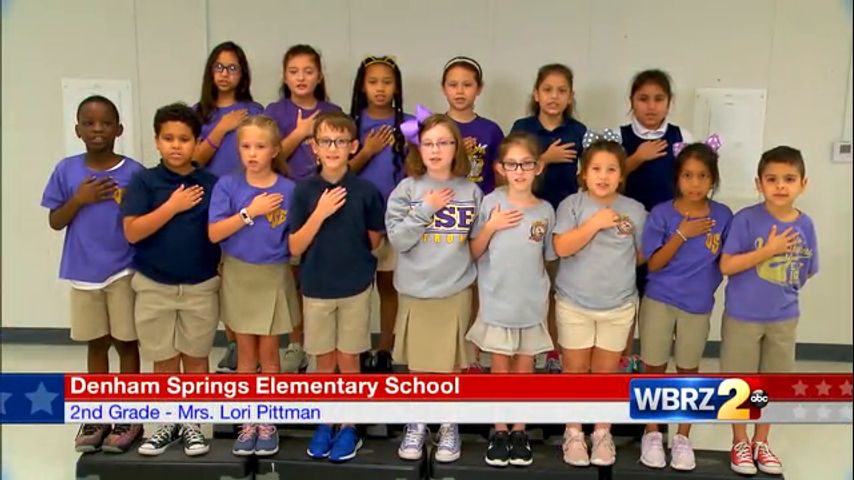 The Pledge of Allegiance: Denham Springs Elementary School Mrs. L ...