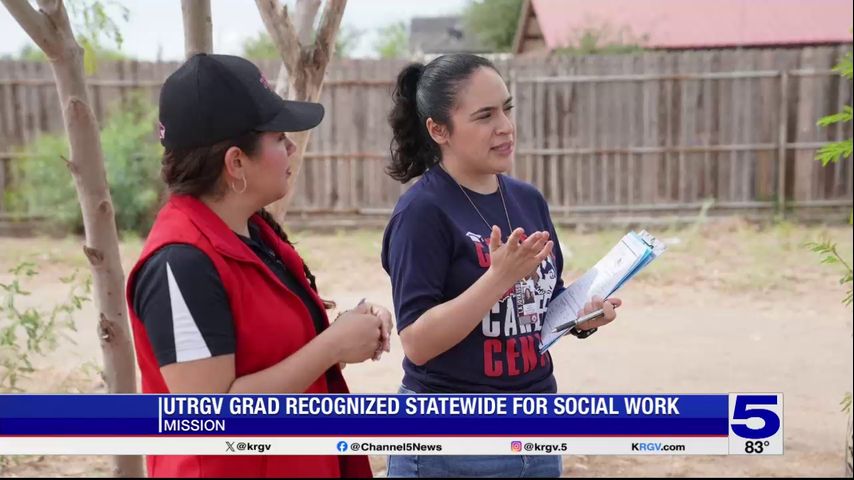 UTRGV grad recognized statewide for social work