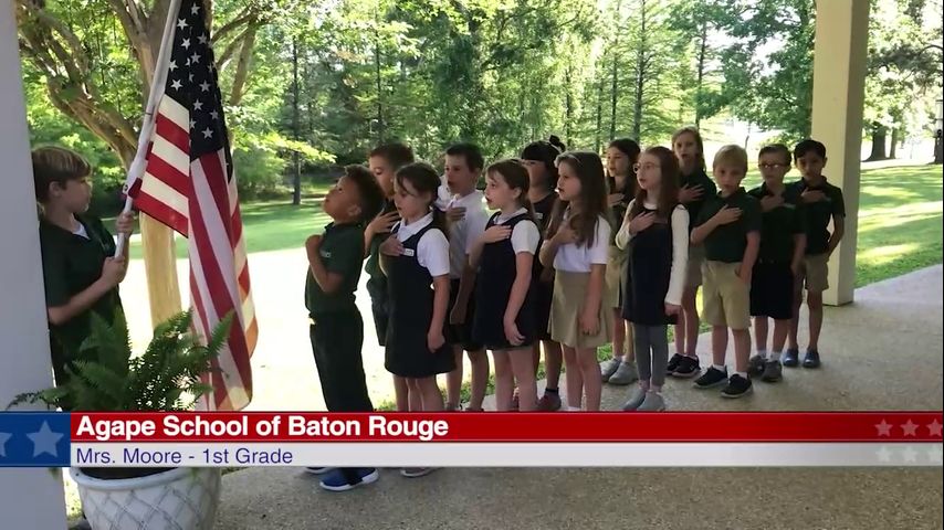 The Pledge of Allegiance: Agape School of Baton Rouge - Mrs. Moore, 1st ...