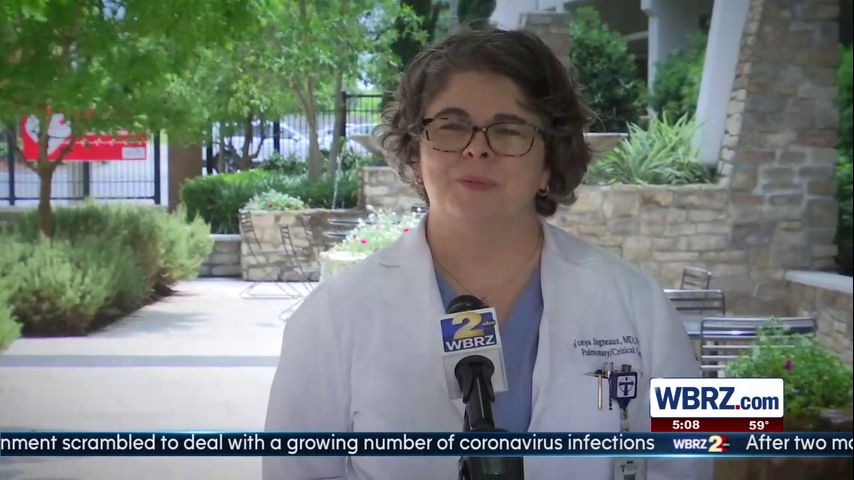 OLOL physician feels increased connection with COVID-19 patients ...