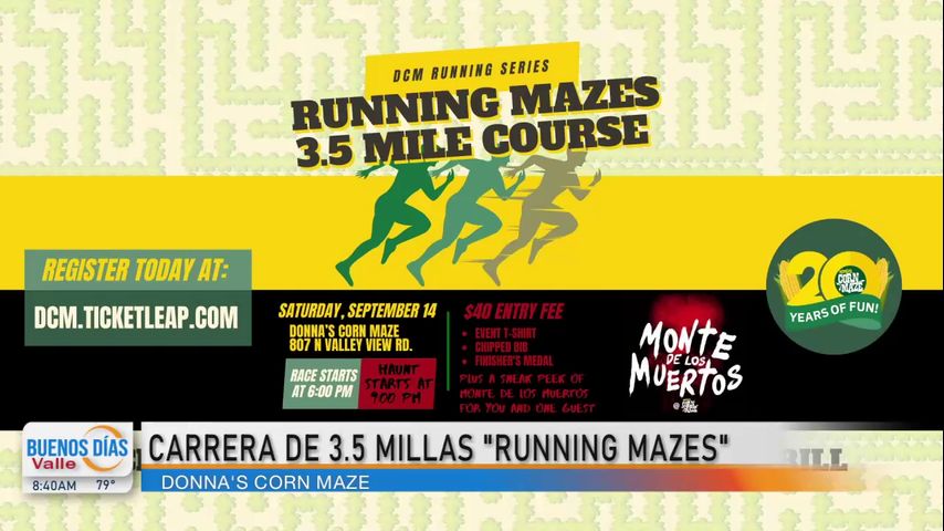 Donna's Corn Maze realiza una maratón deportiva