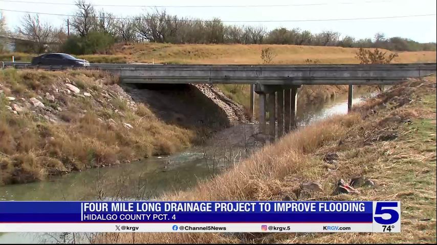 Hidalgo County Precinct 4 crews break ground on drainage improvement ...