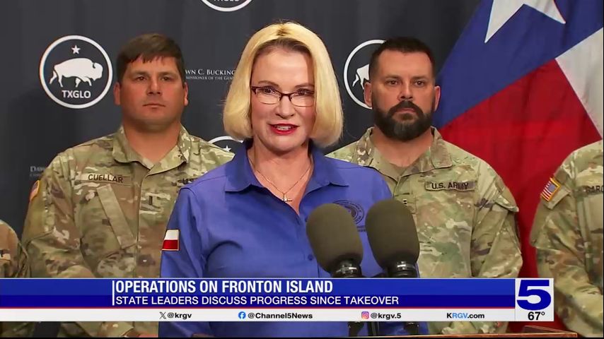 State leaders discuss progress since taking over Fronton Island