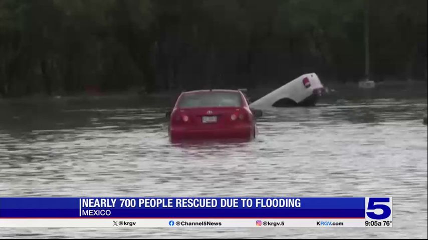 1 death reported in Reynosa, nearly 700 water rescues made following ...