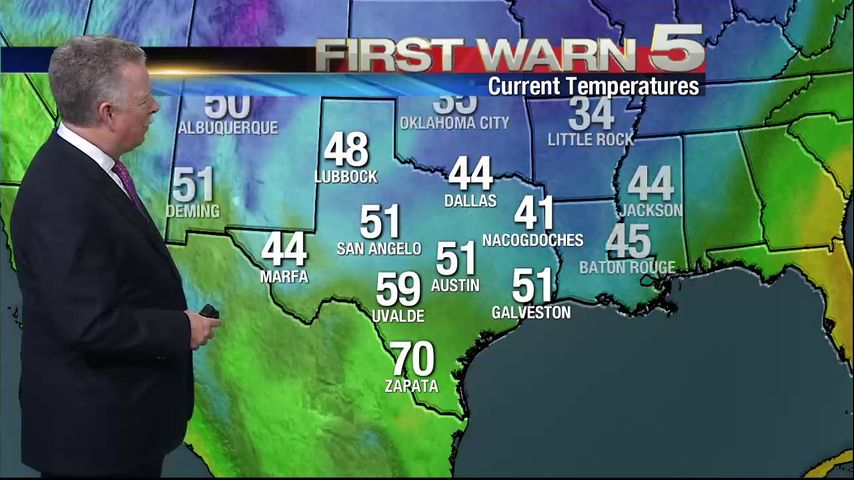 Thursday's Weather 6 p.m.
