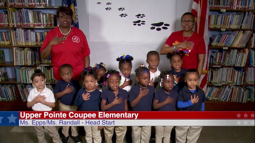 The Pledge of Allegiance: Upper Pointe Coupee Elementary School - Ms ...