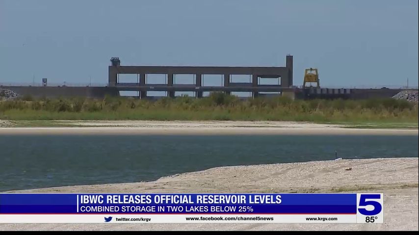 IBWC releases official reservoir levels
