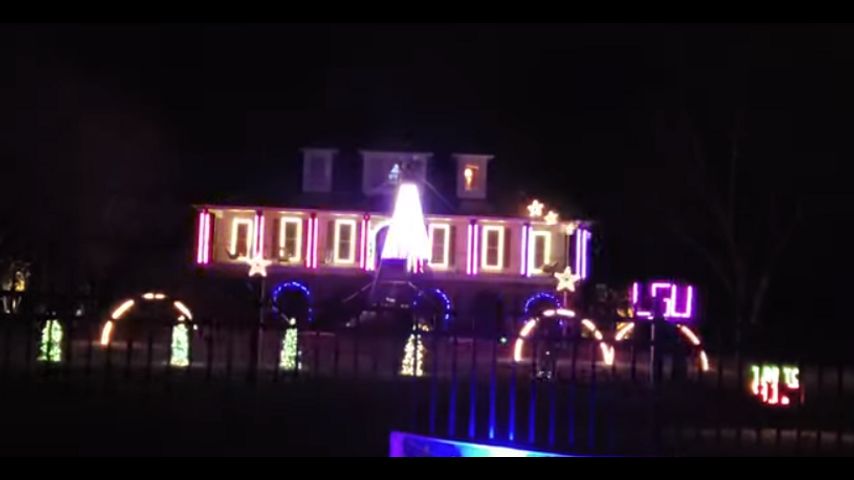 WATCH: Baton Rouge home's incredible Christmas lights display set to ...