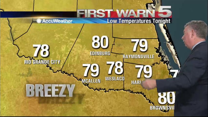 Monday's Weather 10 p.m.