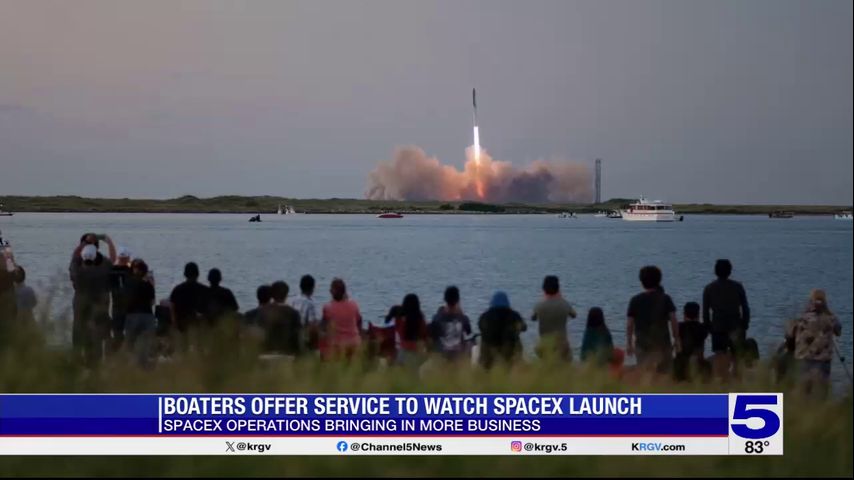 Boaters offering excursions to watch upcoming SpaceX launch at sea