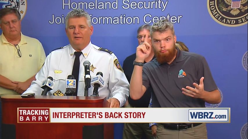 Deaf sign language interpreter speaks more directly to his audience