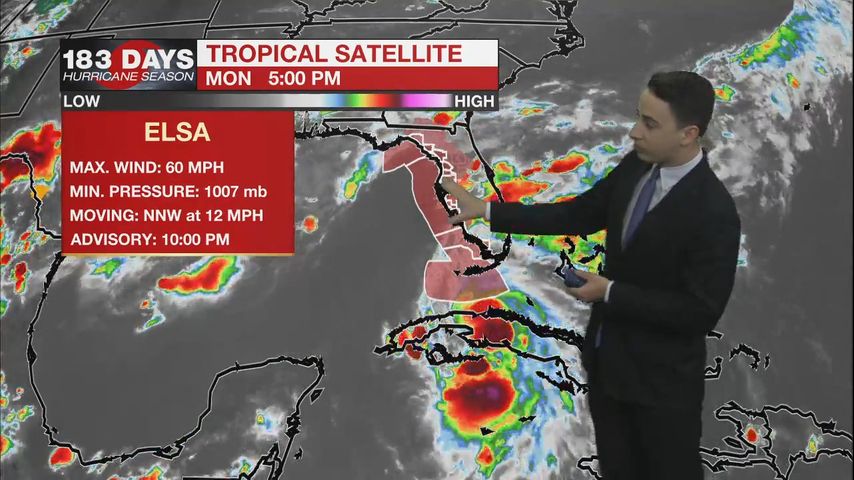 10PM: Monday Night Forecast
