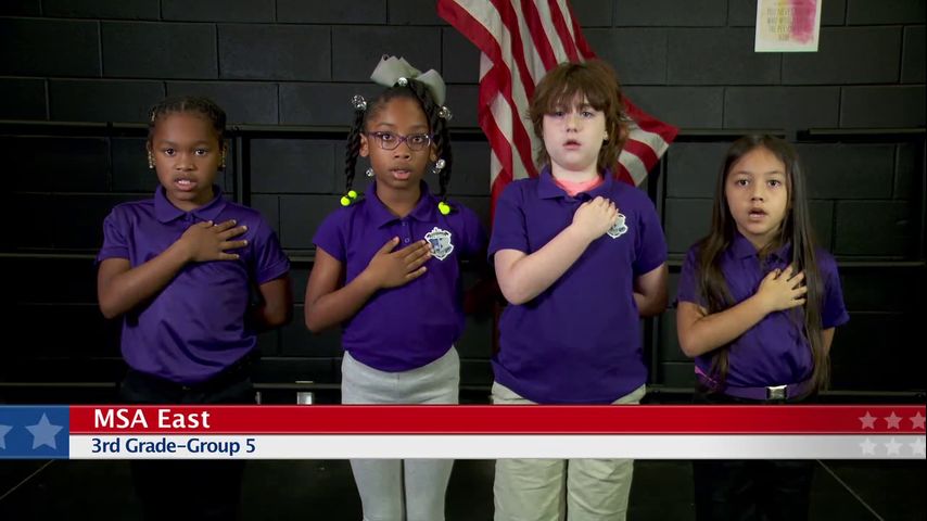 The Pledge of Allegiance - MSA East 3rd Grade - Group 5