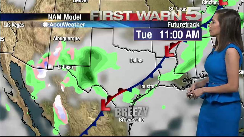 Sunday's Weather - 9 a.m.