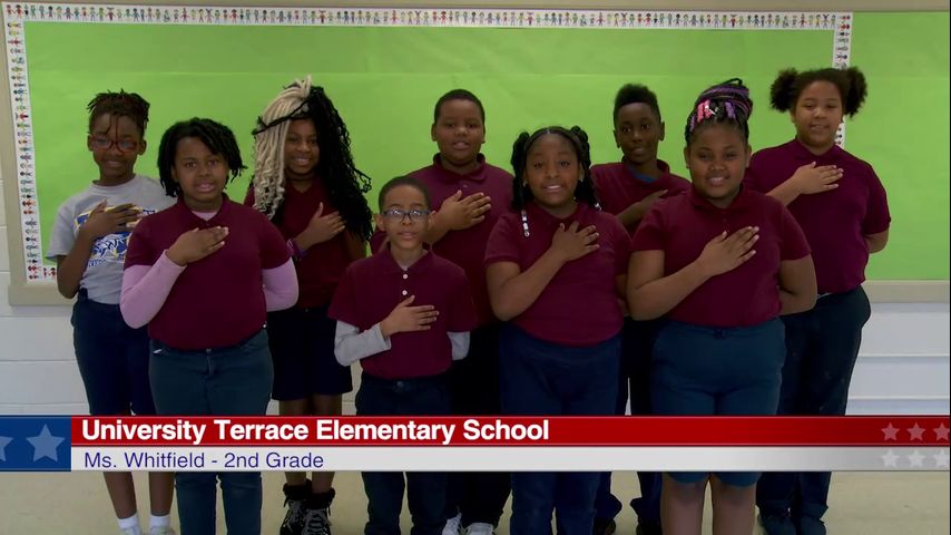 The Pledge of Allegiance: University Terrace Elementary School - Ms ...