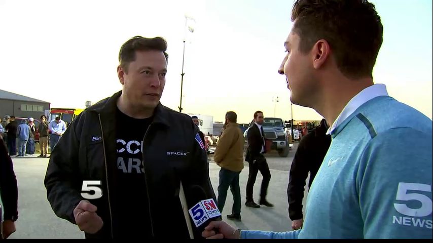 EXCLUSIVE: Interview with SpaceX founder at Boca Chica job fair