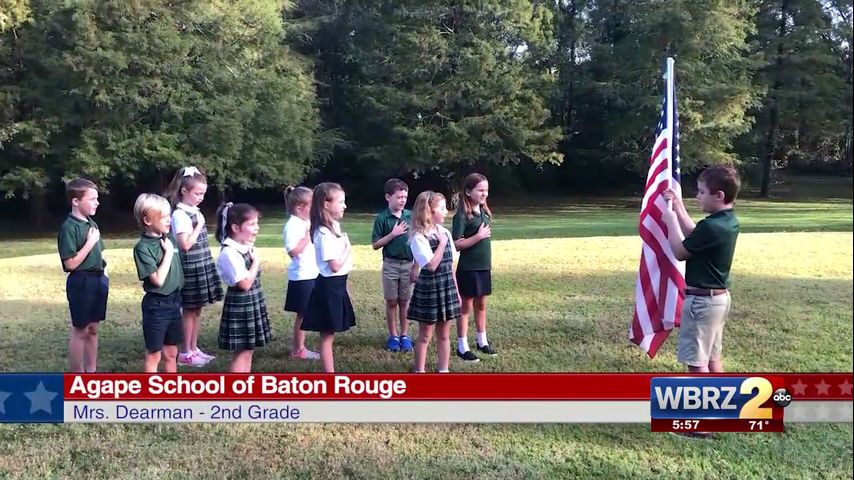 The Pledge of Allegiance: Agape School of Baton Rouge - Mrs. Dearman ...