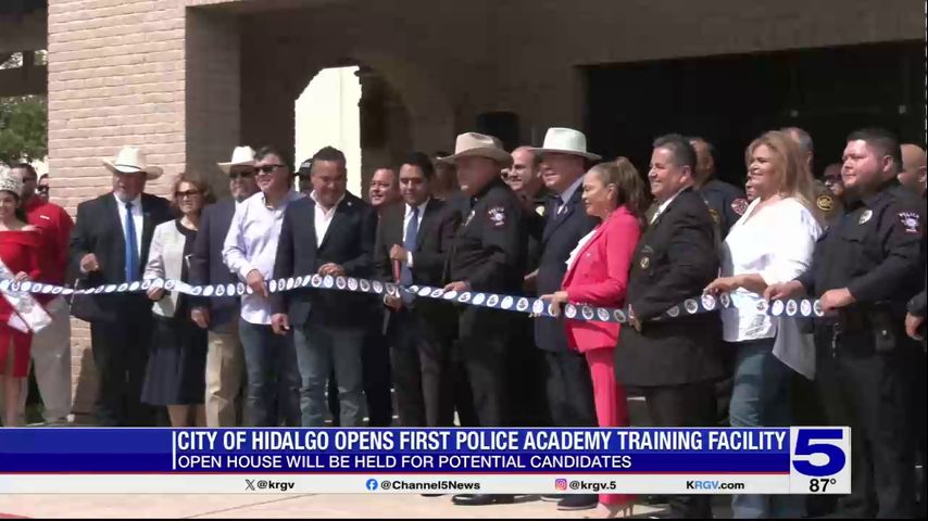 City of Hidalgo opens first police academy training facility