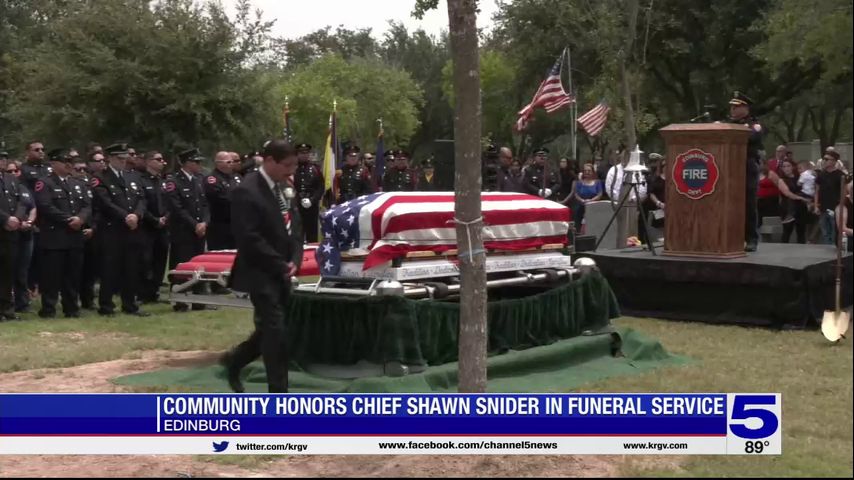 Legacy of Edinburg fire chief Snider honored during funeral service