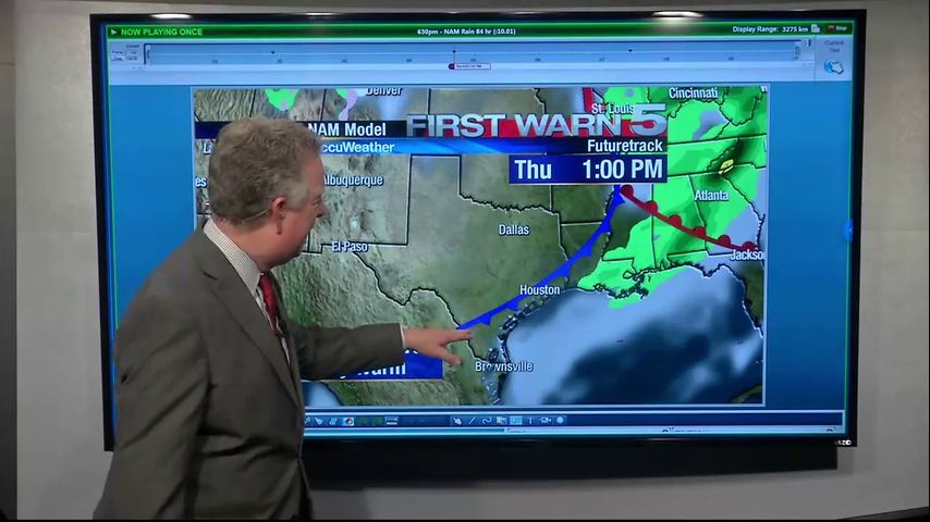 Tuesday's Weather - 10 p.m.