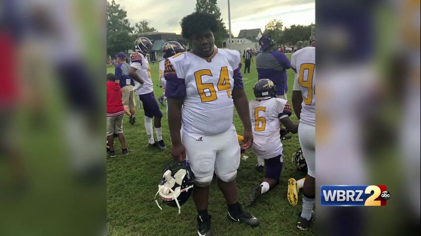 Vigil for Amite High School football player who died Tuesday