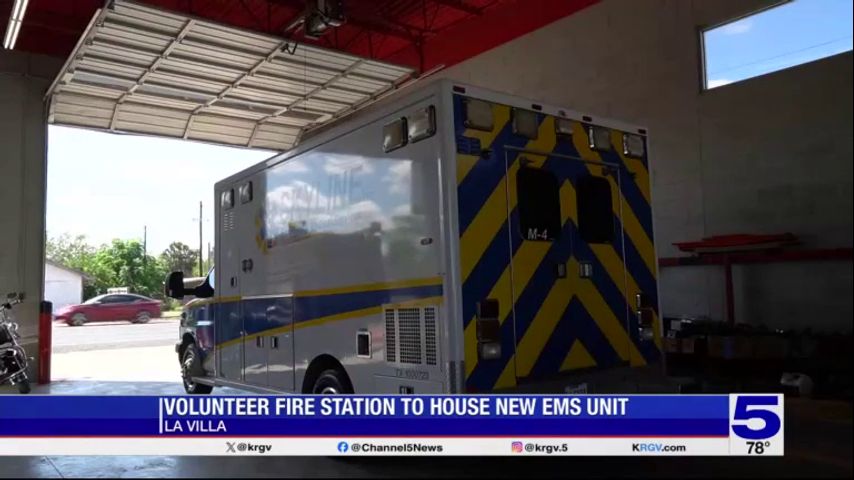EMS services now available at volunteer fire station in La Villa