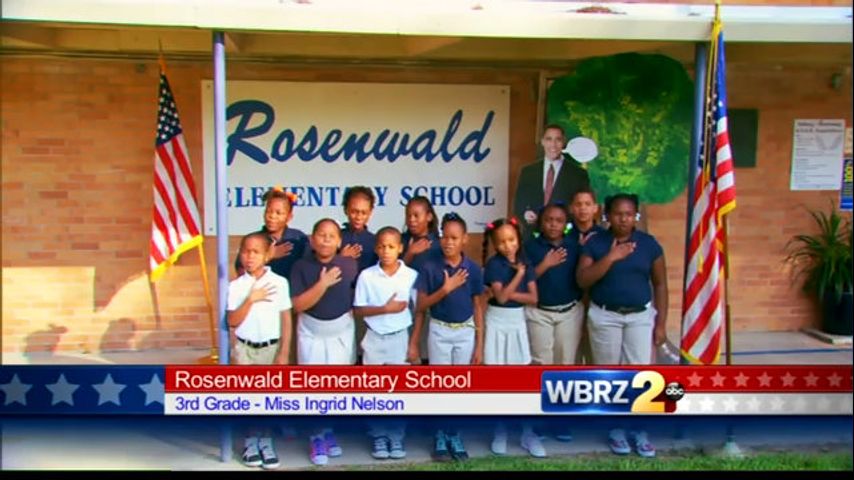 The Pledge of Allegiance: Rosenwald Elementary