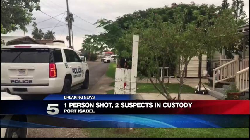 1 person shot, 2 in custody in Port Isabel