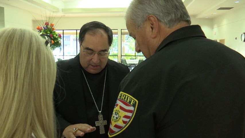 Community meets Bishop Michael Duca ahead of installation ceremony