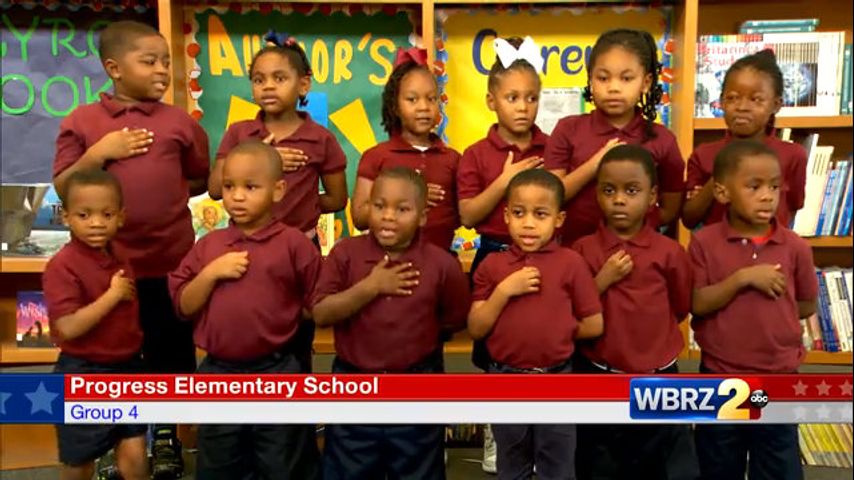 The Pledge of Allegiance: Progress Elementary School, Group 4