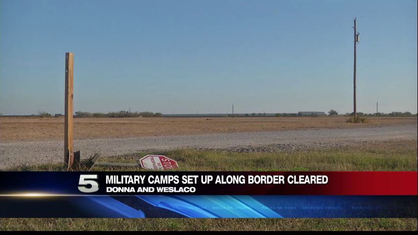 Valley Military Camps Cleared Out