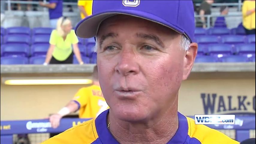 Full interview with LSU Baseball Coach Paul Mainieri after win over S ...