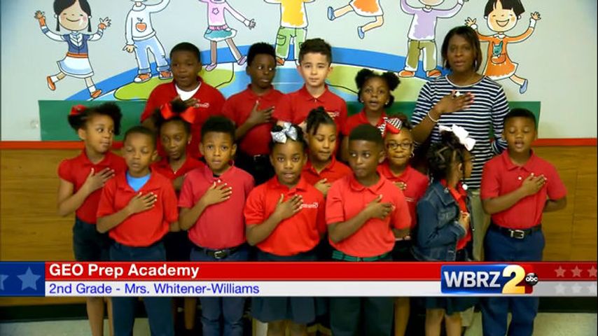 The Pledge of Allegiance- GEO Prep Academy, Mrs. Whitnener-Williams ...