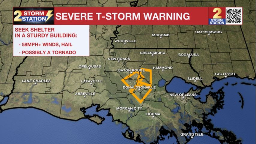 Severe weather impacting Baton Rouge area Wednesday - Track live ...