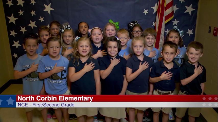 The Pledge of Allegiance: North Corbin Elementary School - 1st/2nd Grade