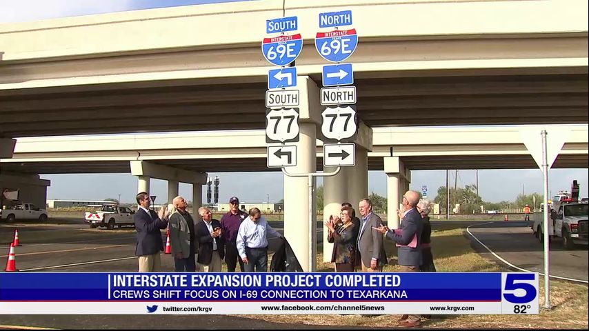 Interstate expansion projects in Cameron and Willacy counties completed