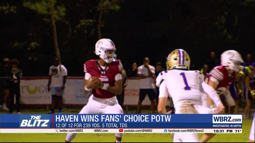 Fans' Choice Player of the Week 10: Elijah Haven
