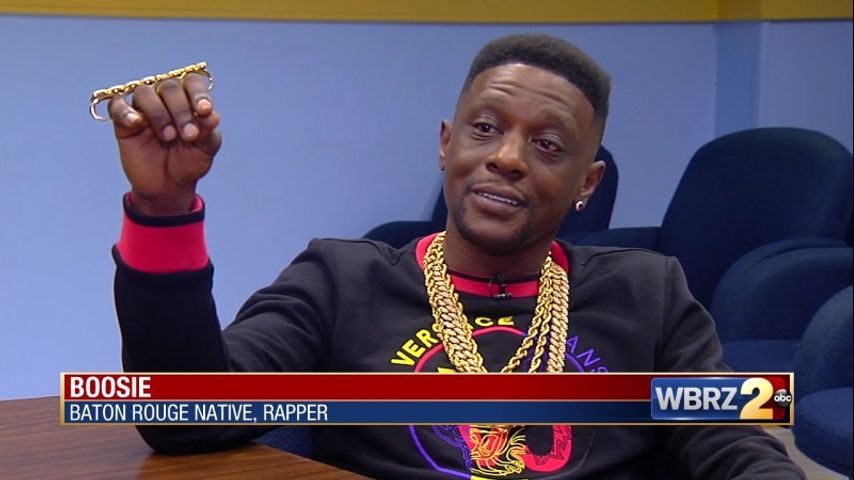 Rapper Boosie visits Southern University for Spotfiy podcast