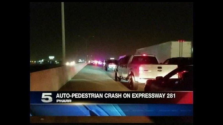 Auto-Pedestrian Crash on Expressway 281