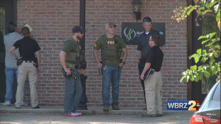 FBI agents raid BR medical testing center