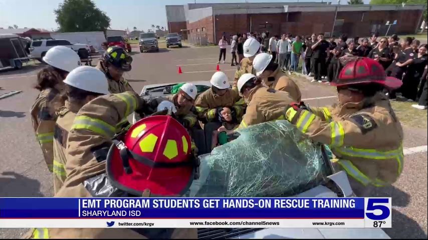 Sharyland ISD seniors get hands-on EMT training