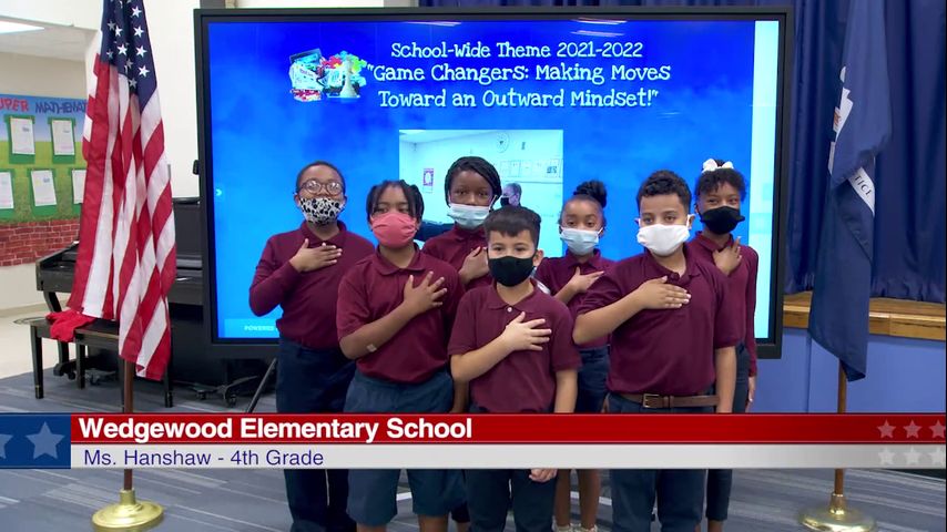 The Pledge of Allegiance: Wedgewood Elementary School - Ms. Hanshaw ...