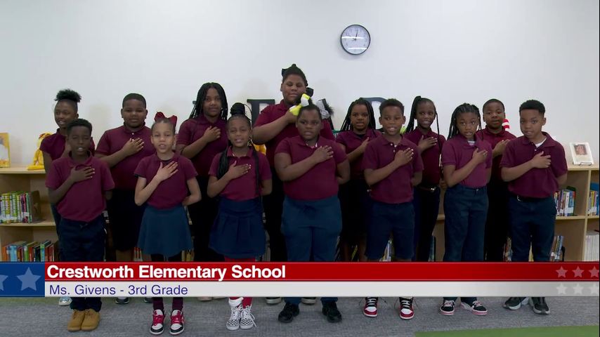 The Pledge of Allegiance: Crestworth Elementary School - Ms. Givens ...